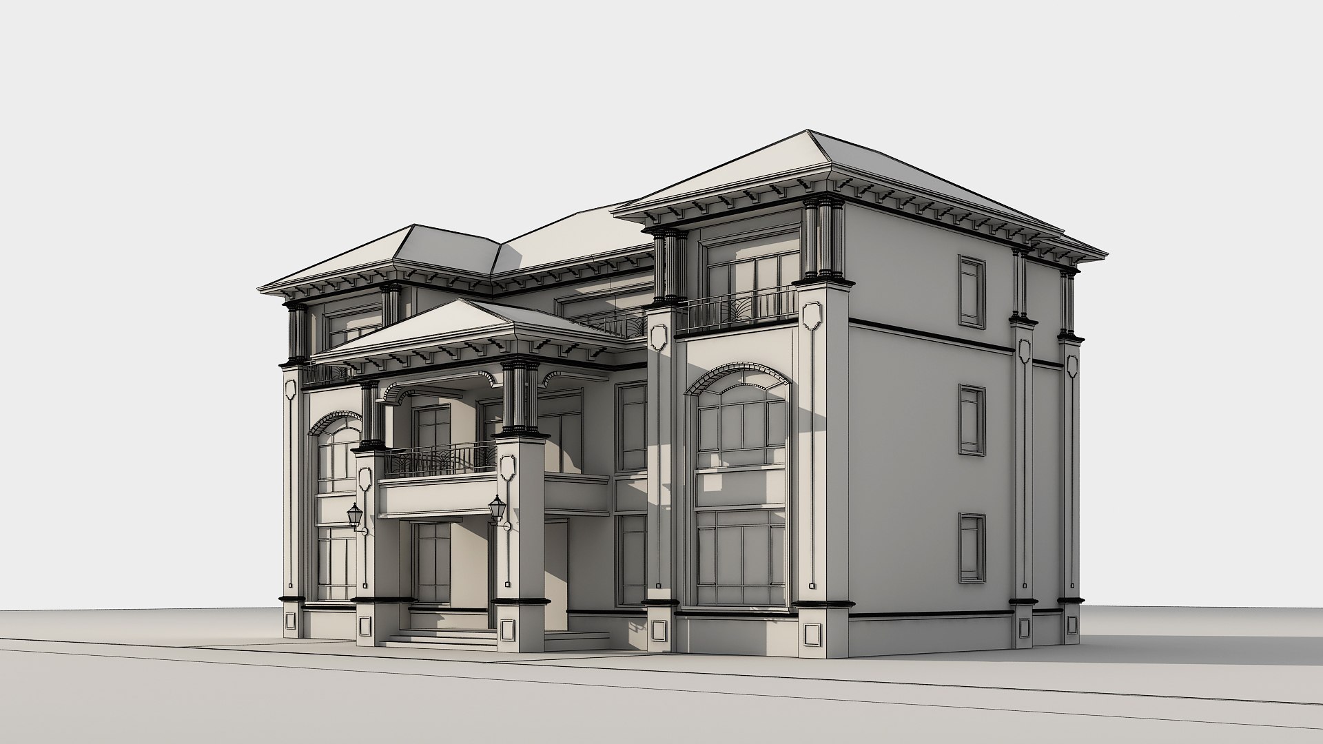 3D Villa 02 Model - TurboSquid 1741765