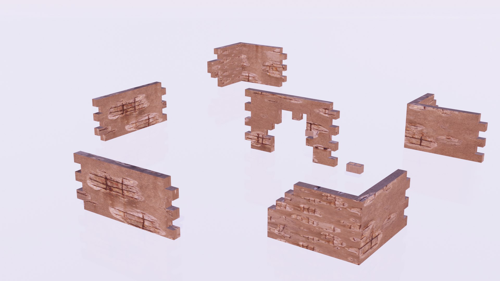 3D Walls Modular Model - TurboSquid 1598322
