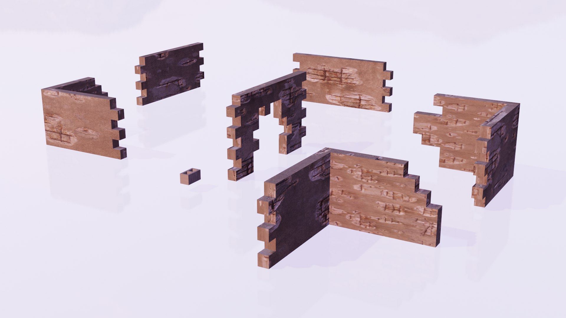 3D Walls Modular Model - TurboSquid 1598322