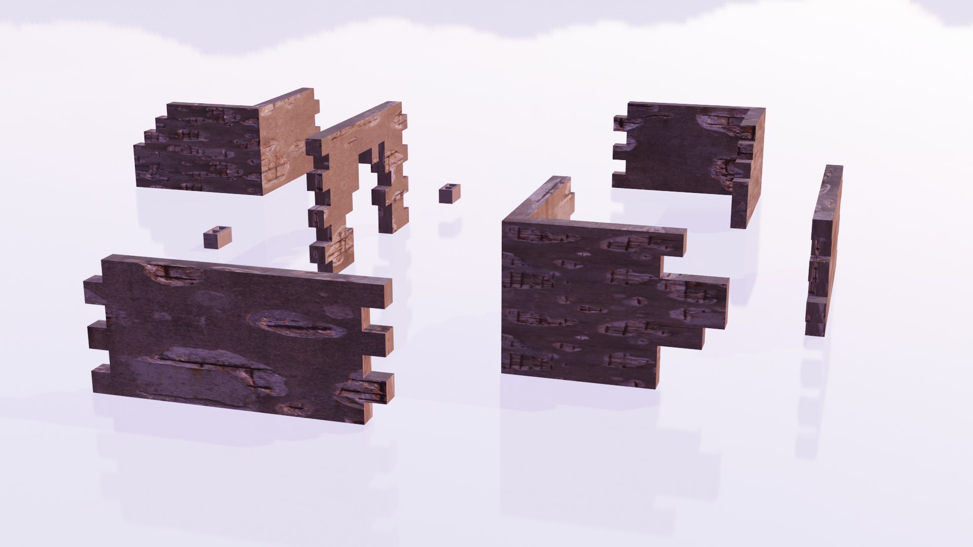 3D Walls Modular Model - TurboSquid 1598322