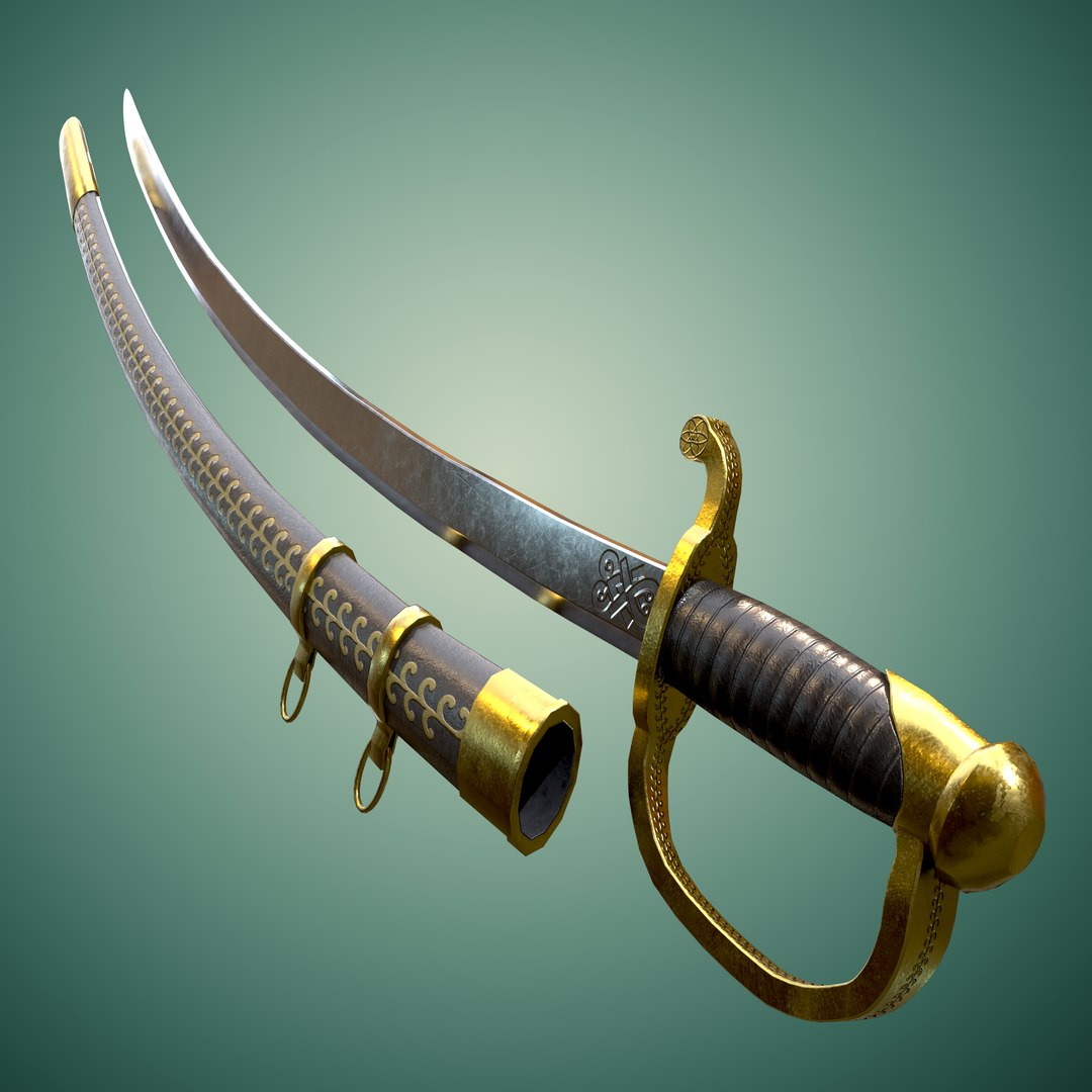 3D Russian Imperial Sabre 1841 - TurboSquid 1990343