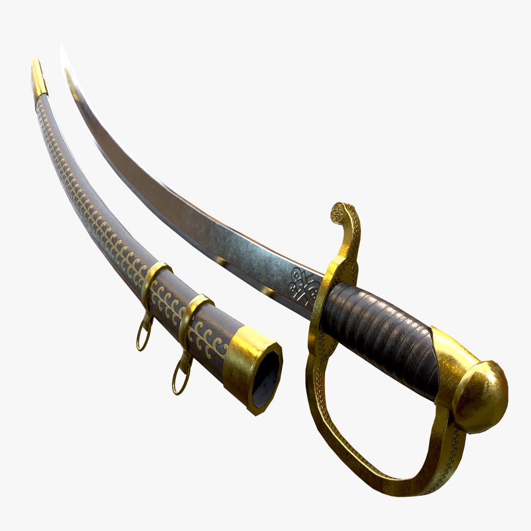 3D Russian Imperial Sabre 1841 - TurboSquid 1990343