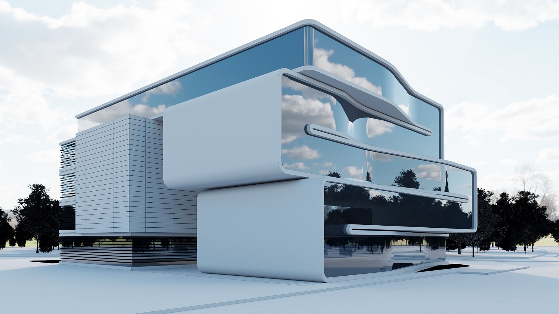 Building Concept 01 3D - TurboSquid 2118427