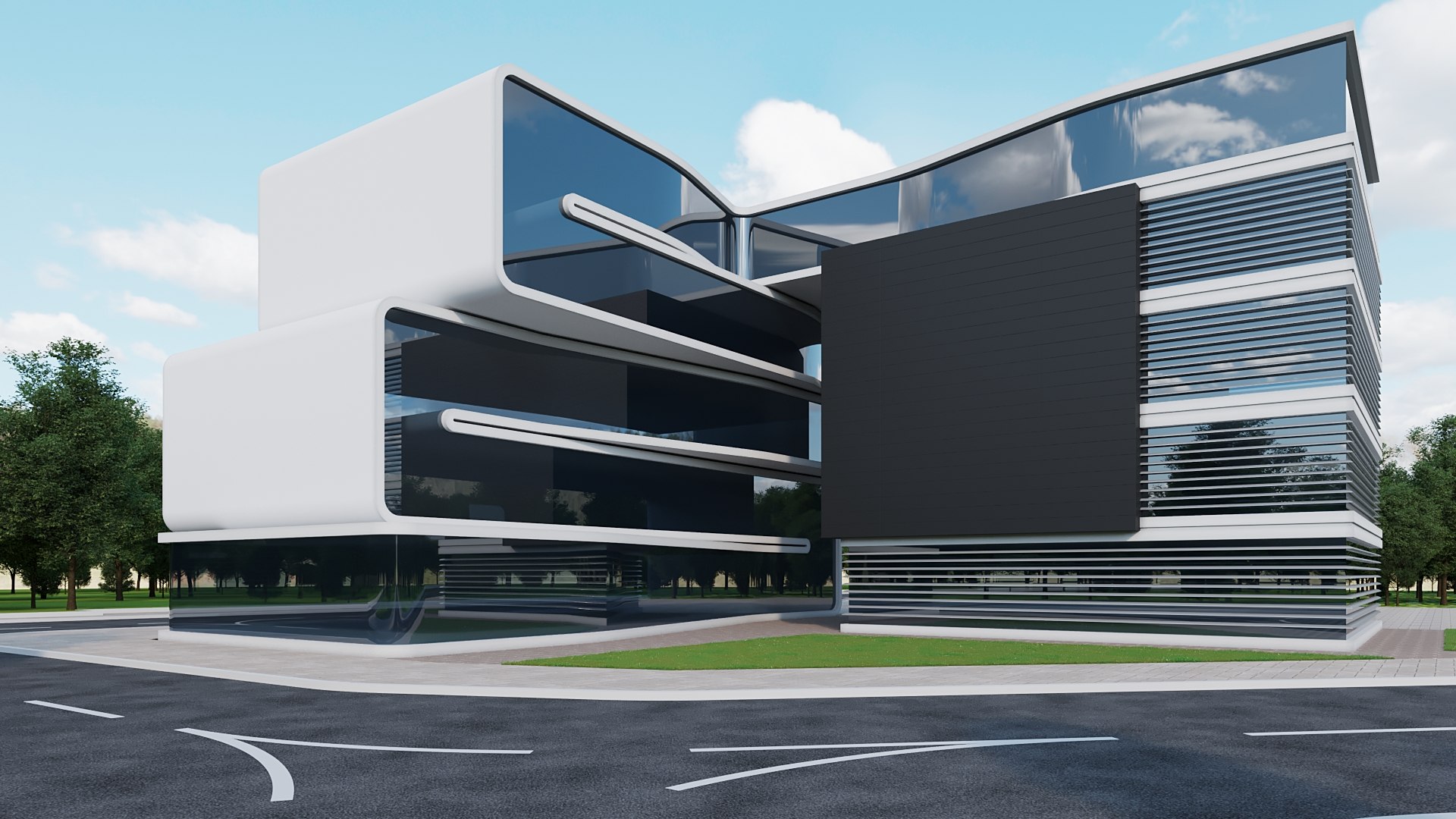 Building Concept 01 3D - TurboSquid 2118427