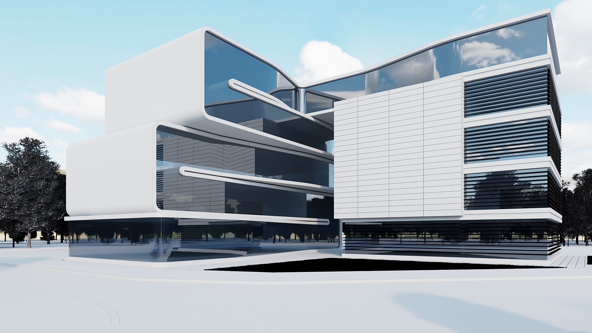 Building Concept 01 3D - TurboSquid 2118427