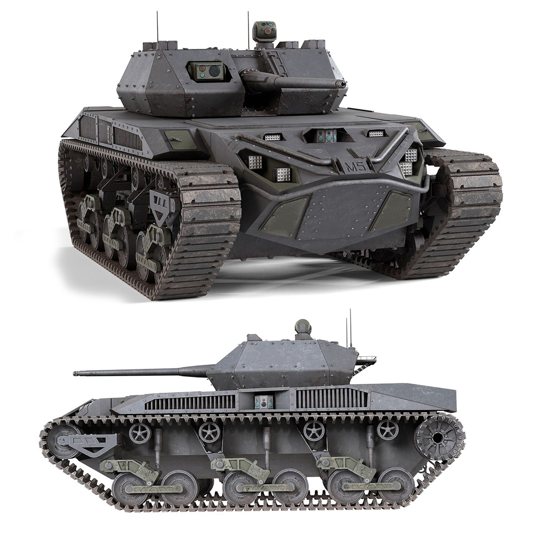 Ripsaw M5 Ground Vehicle 3D Model - TurboSquid 2273276