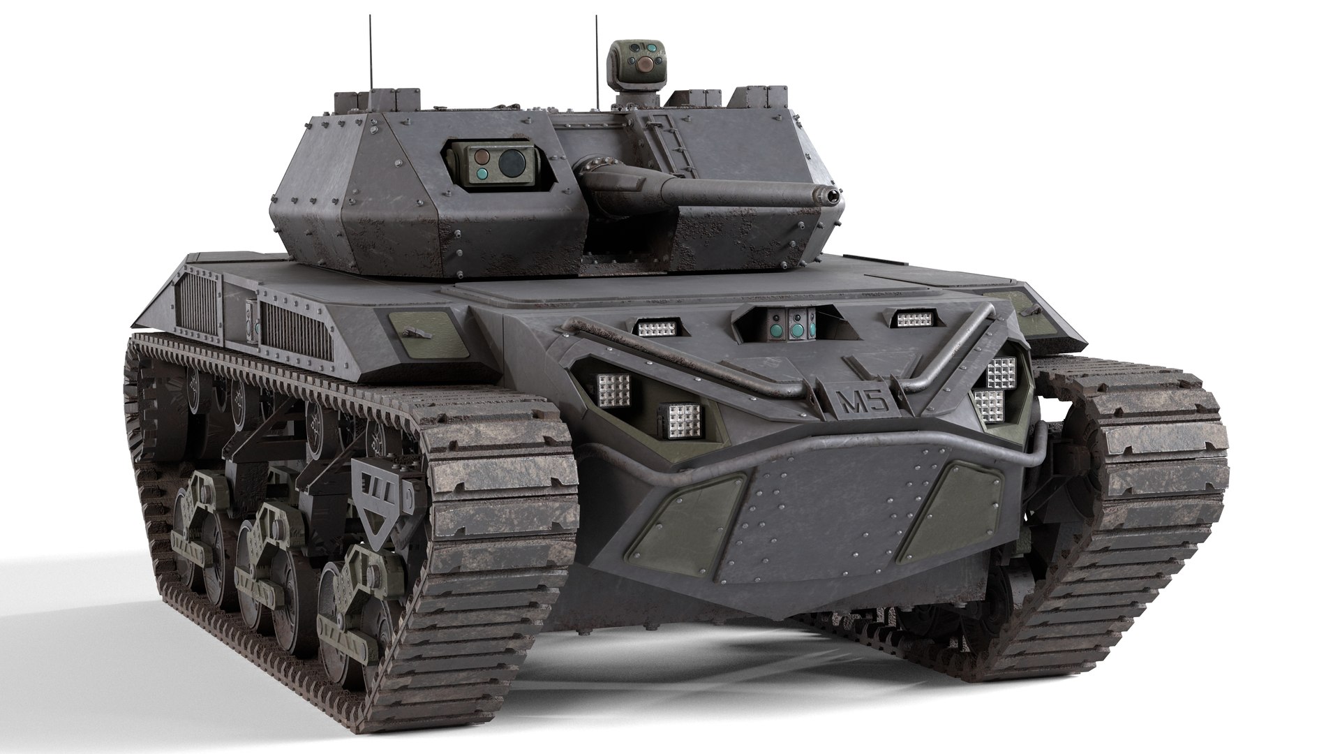 Ripsaw M5 Ground Vehicle 3D Model - TurboSquid 2273276