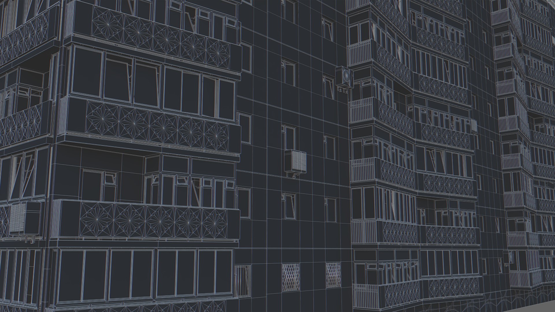 Soviet Building 3D Model - TurboSquid 1422420
