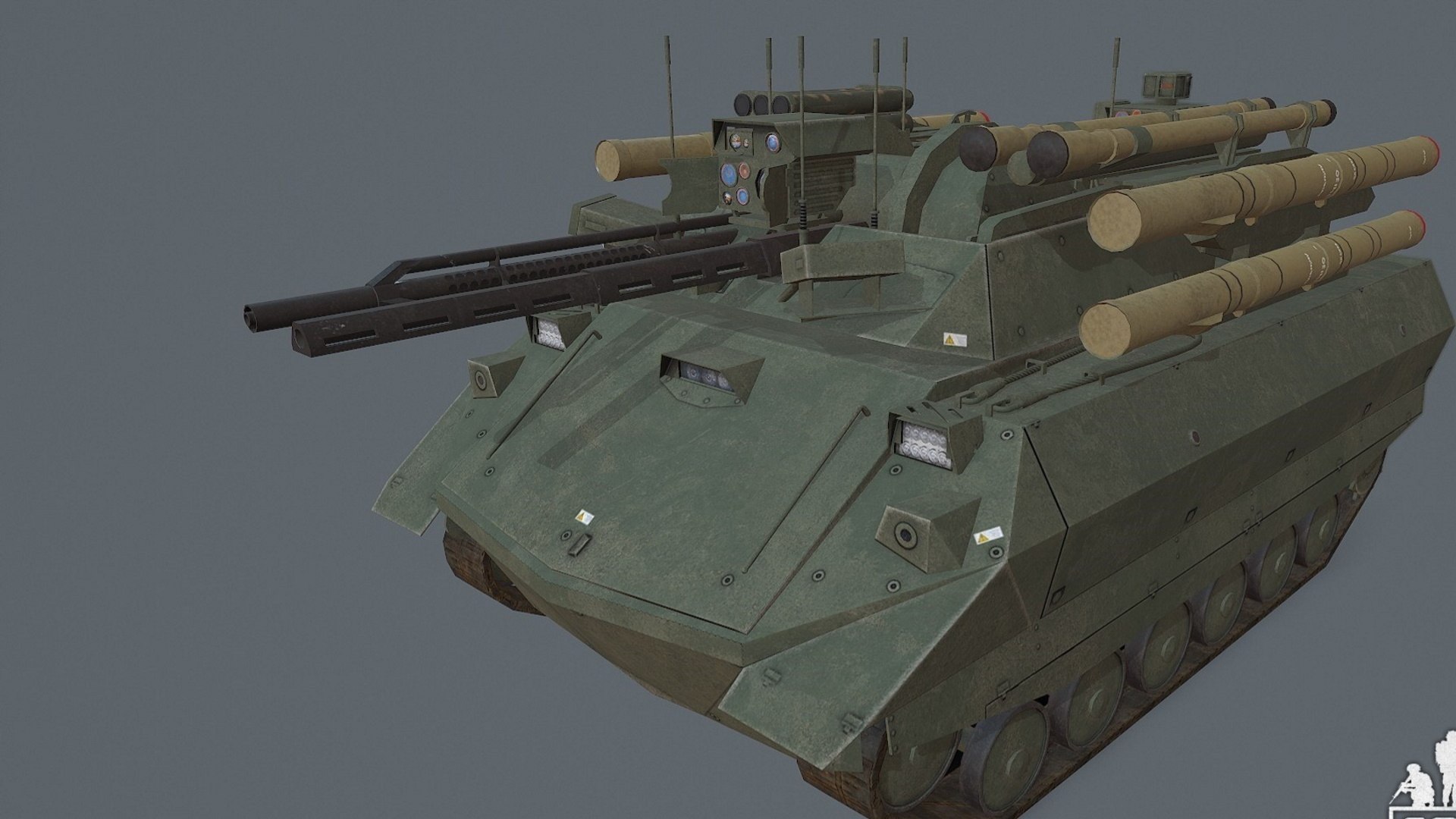 3D Model Uran 9 - TurboSquid 1823832