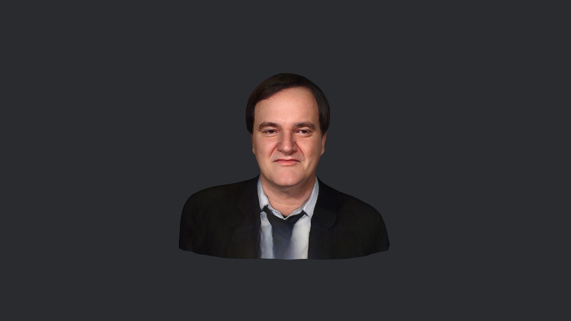3D Quentin Tarantino- Realistic Bust Head Ready 3d Model - TurboSquid ...