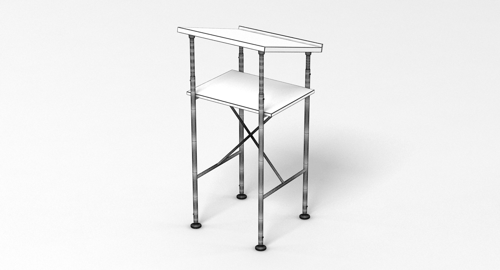 3d Paul Eiermann Lectern Model