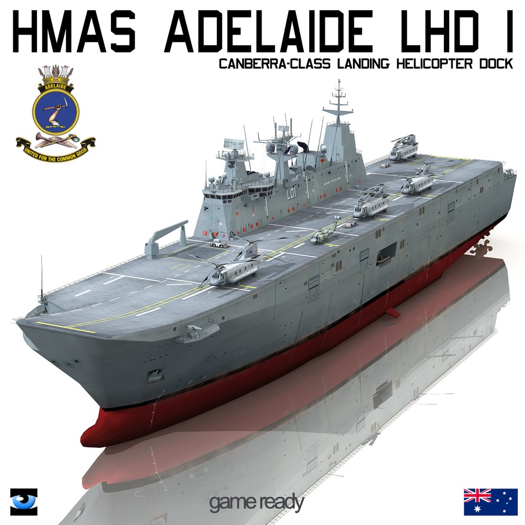 Hmas Canberra Class Obj