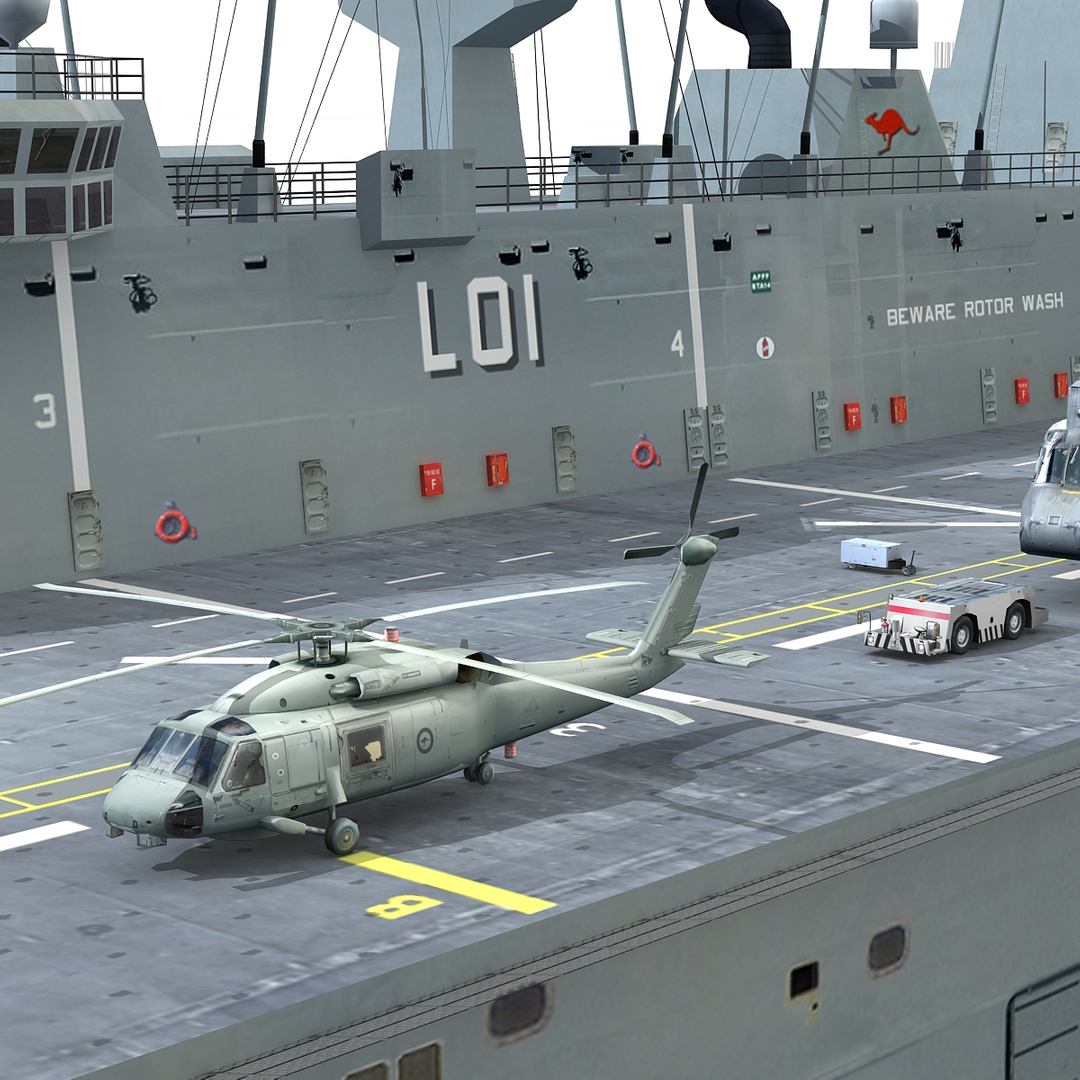 hmas canberra class obj