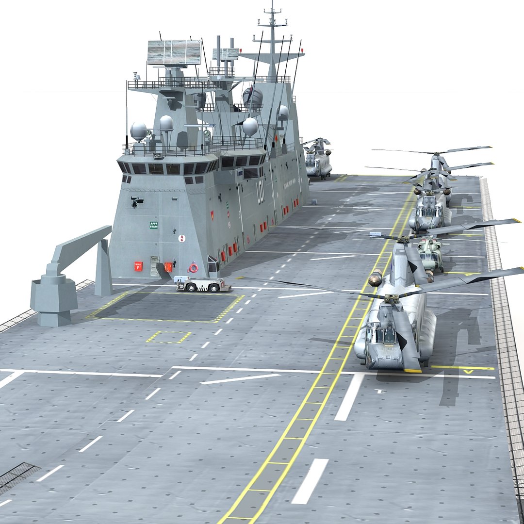 Hmas Canberra Class Obj