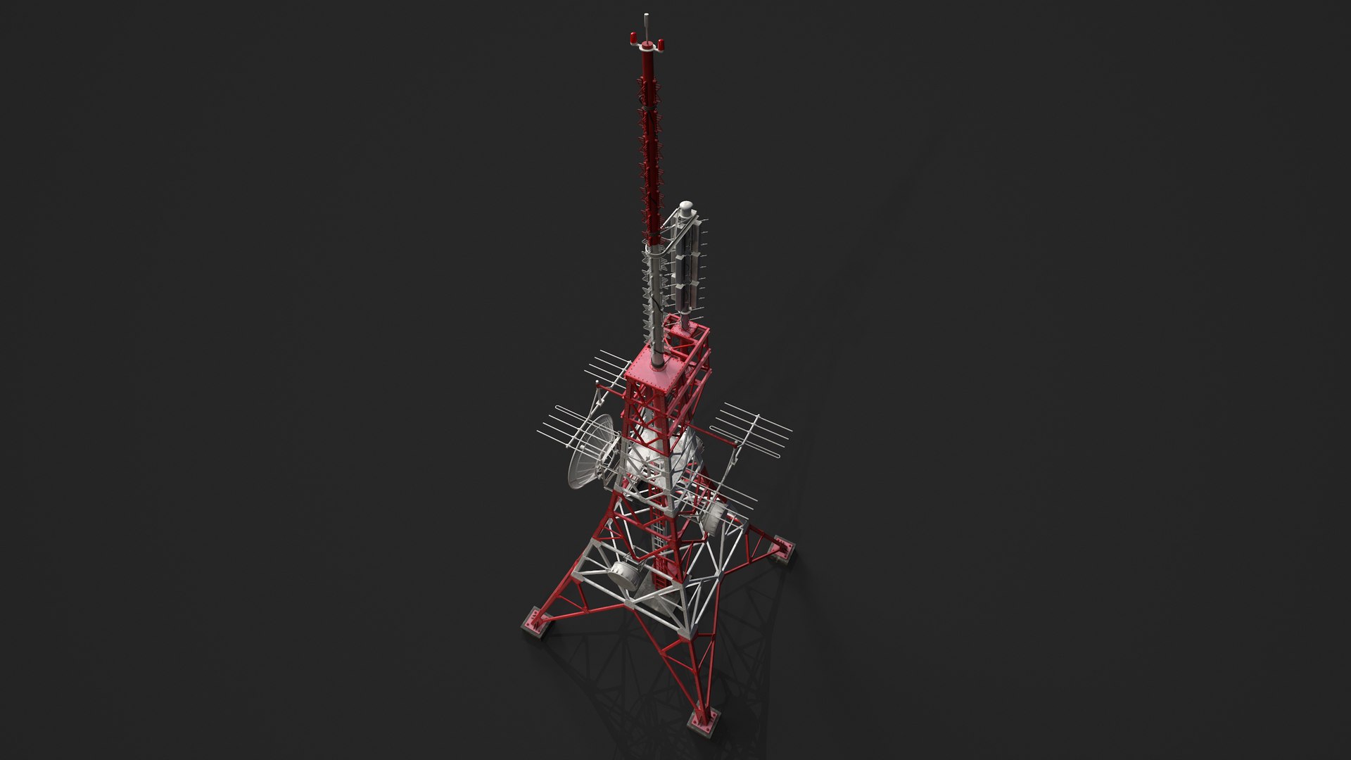 3D Model Telecommunication Tower - TurboSquid 1161714
