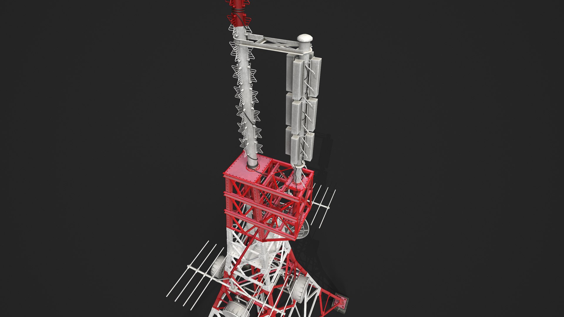 3D Model Telecommunication Tower - TurboSquid 1161714