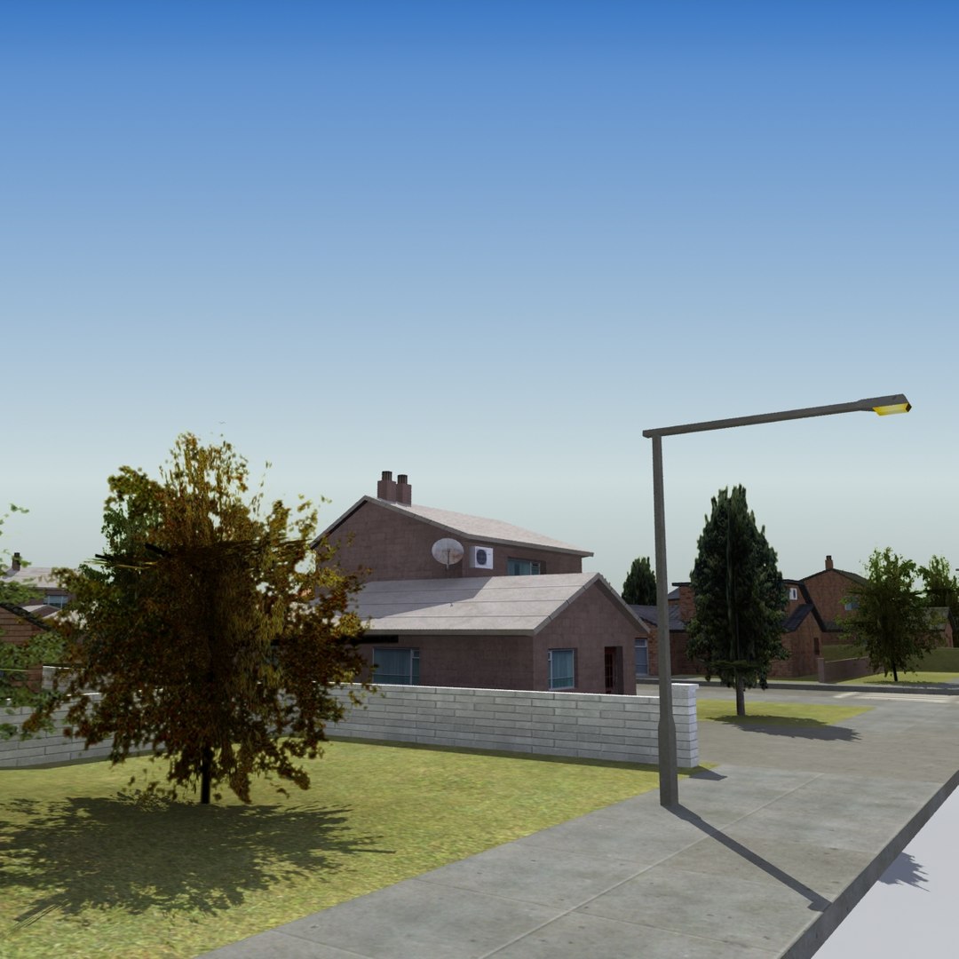 3d residential development model