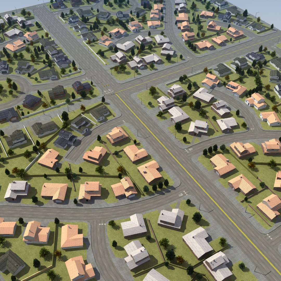 3d Residential Development Model
