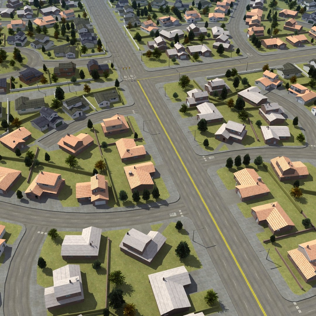 3d Residential Development Model