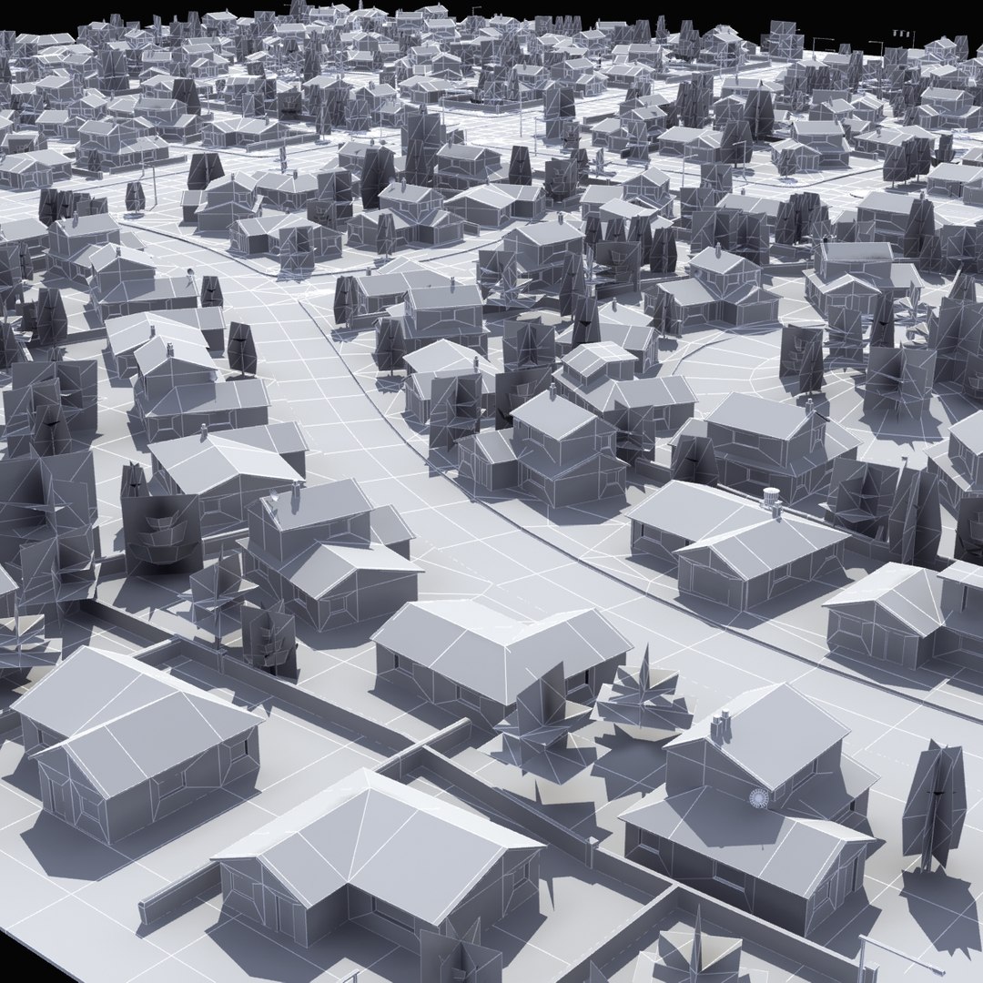 3d residential development model