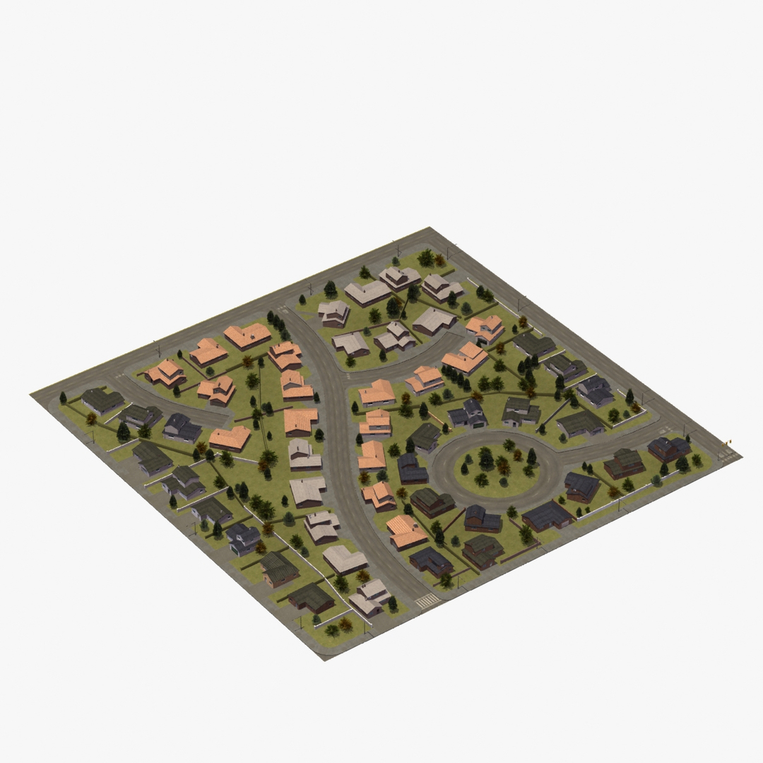 3d Residential Development Model