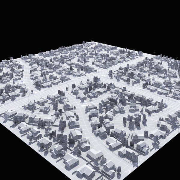 3d residential development model