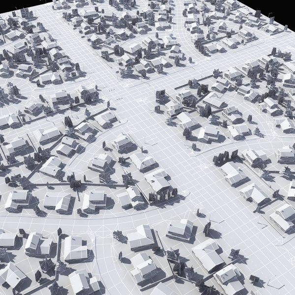 3d residential development model