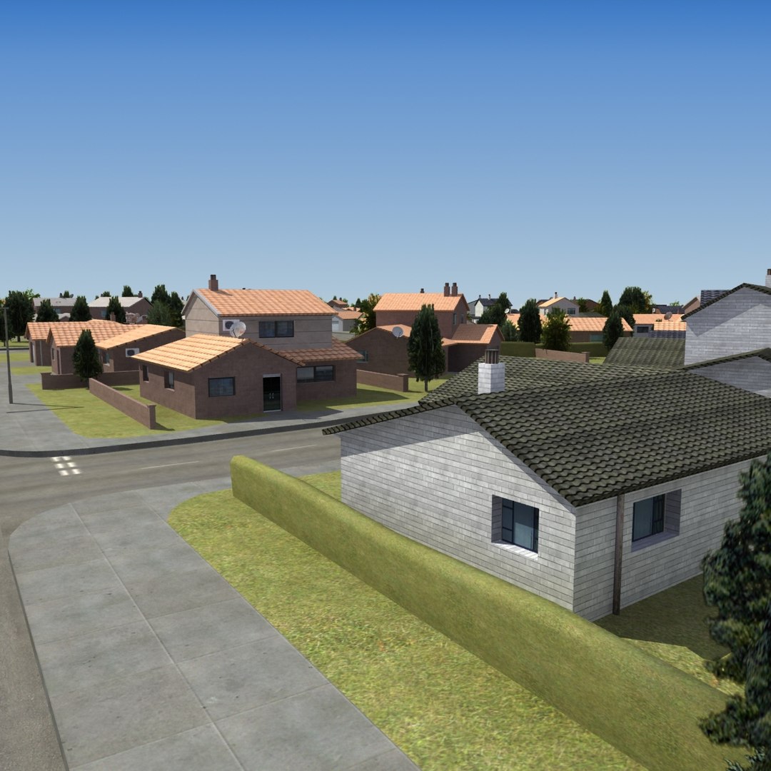 3d Residential Development Model
