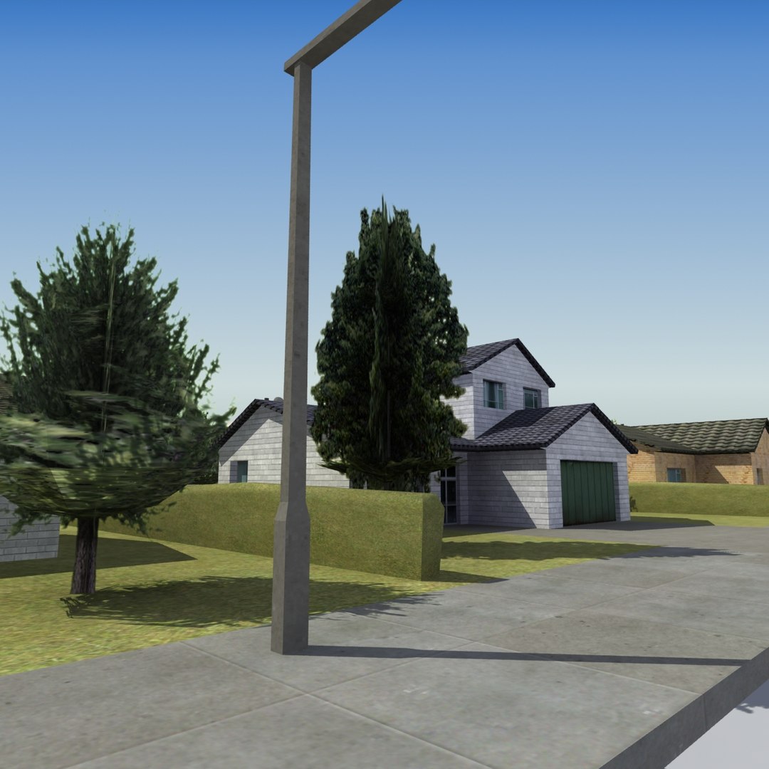 3d residential development model