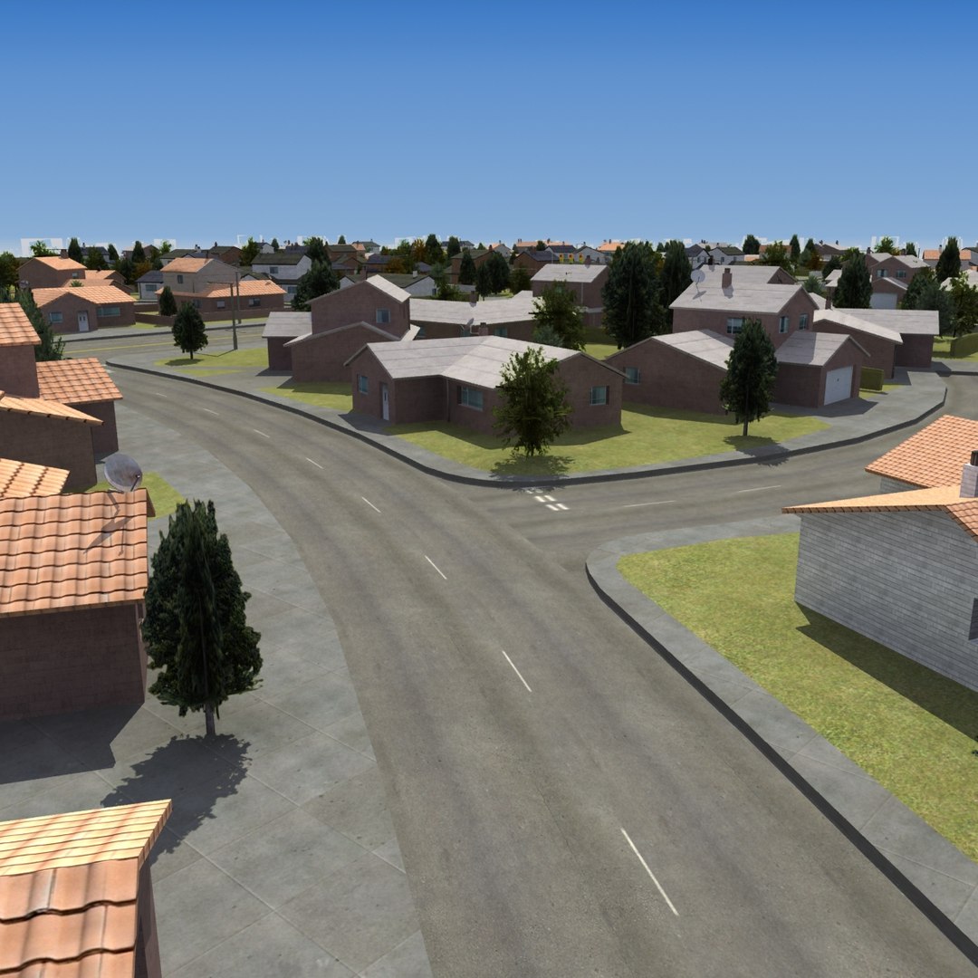 3d Residential Development Model