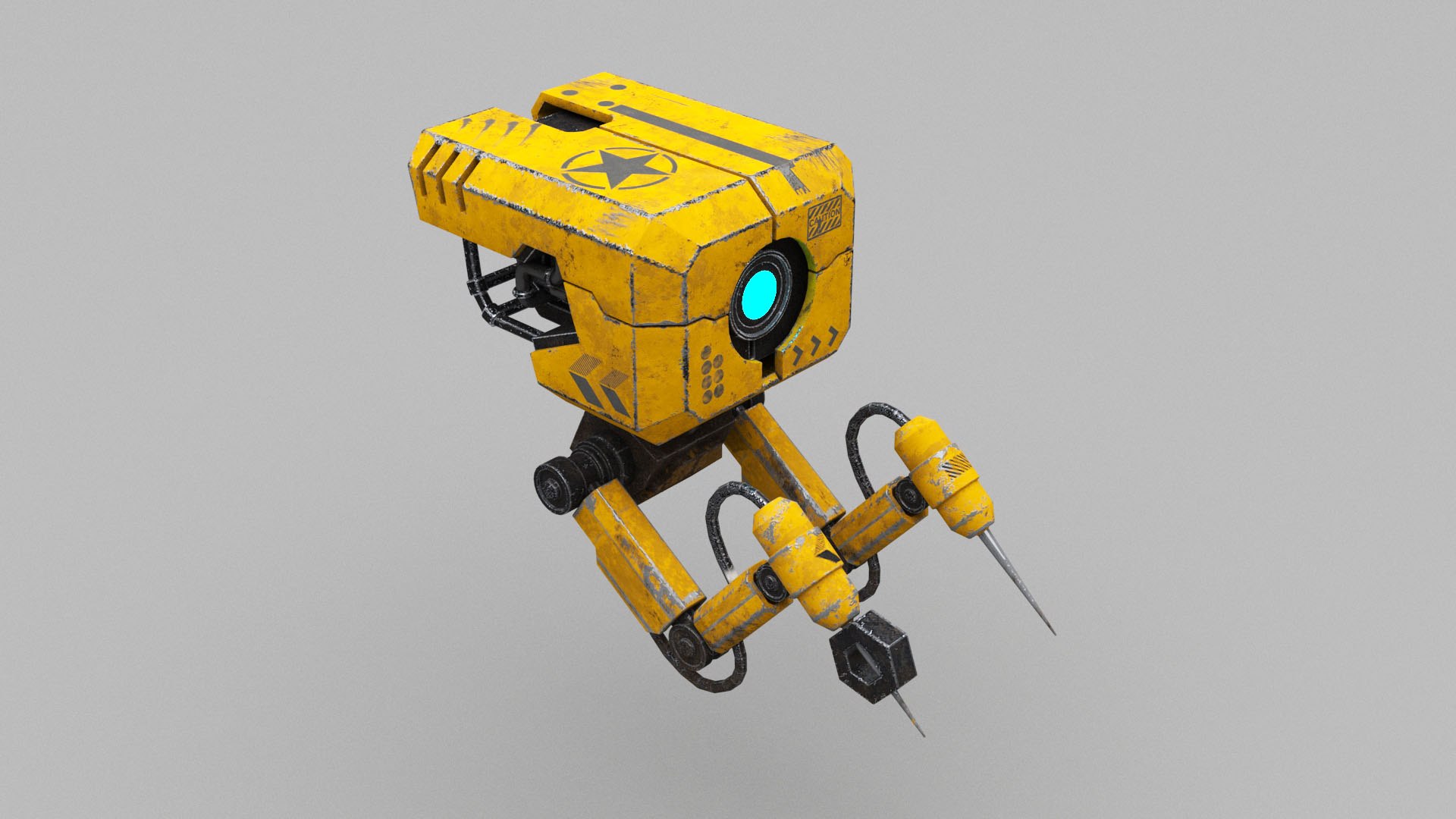 Flying Robot 2017 3D Model - TurboSquid 1916189