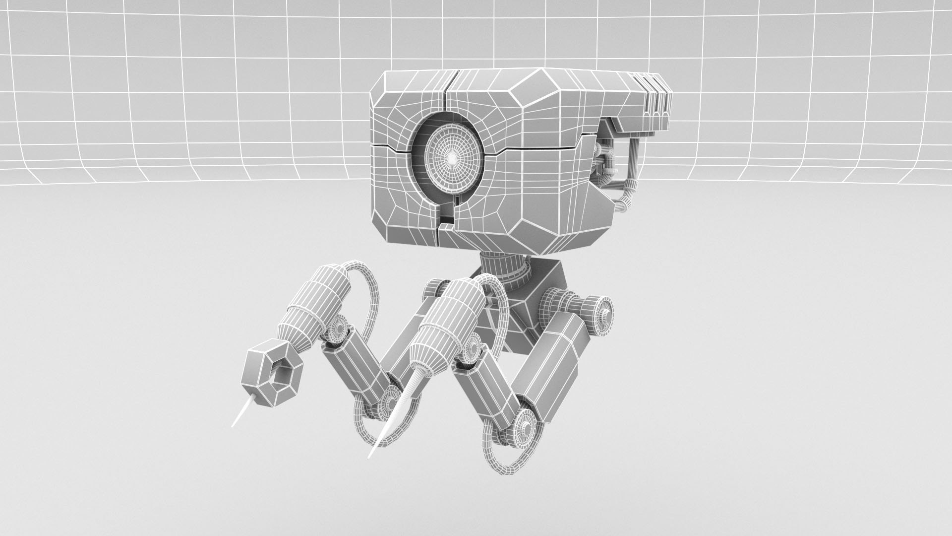 Flying Robot 2017 3D Model - TurboSquid 1916189