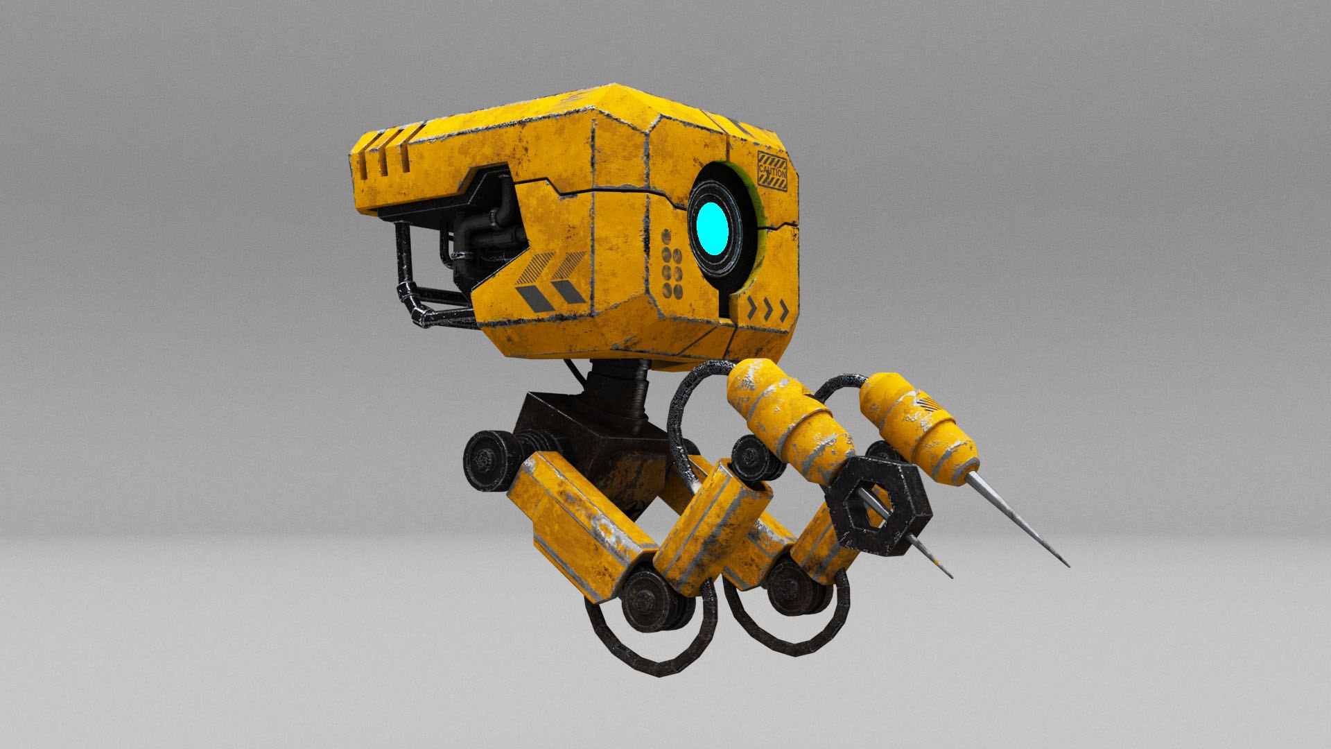 Flying Robot 2017 3D Model - TurboSquid 1916189