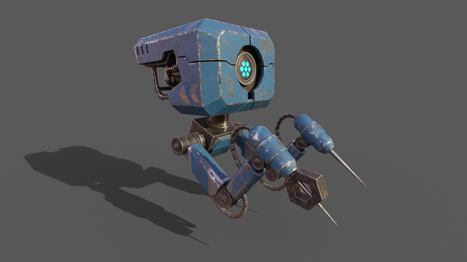 Flying Robot 2017 3D Model - TurboSquid 1916189