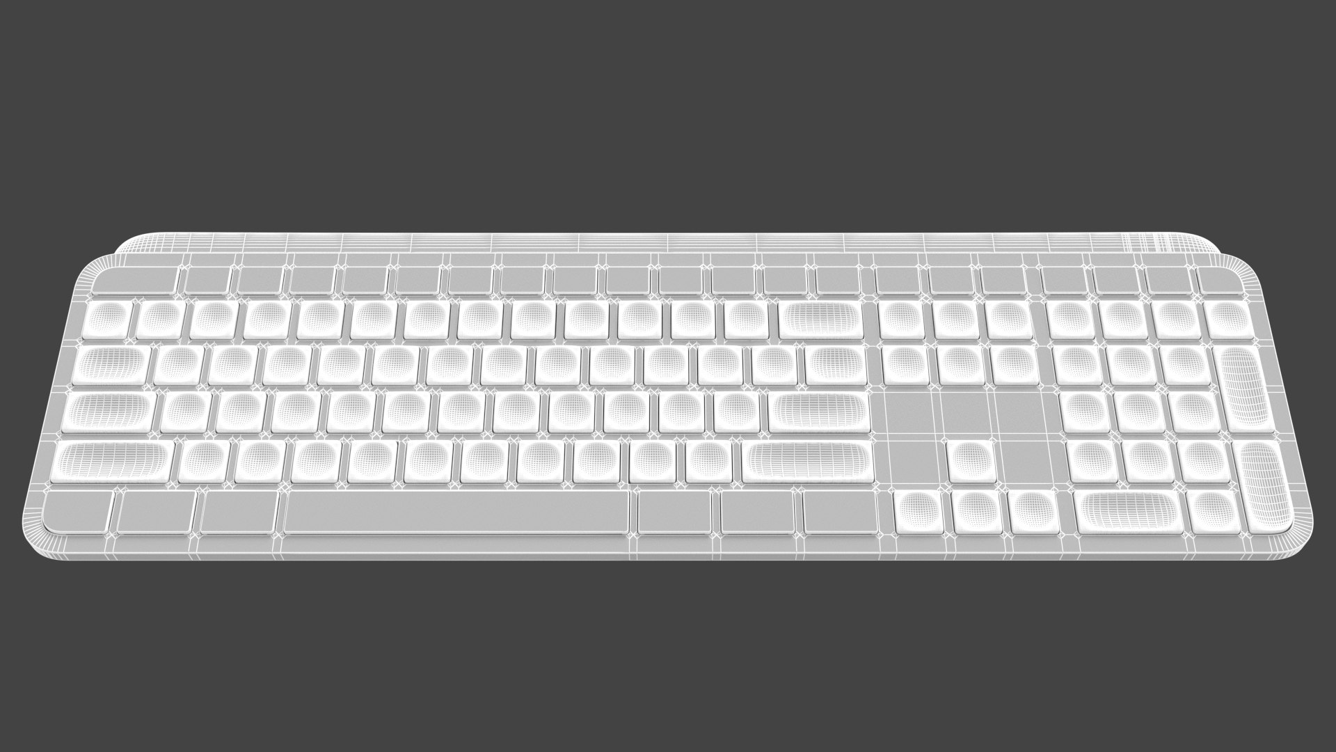 Logitech Mx Keys Keyboard 3D Model - TurboSquid 1535932