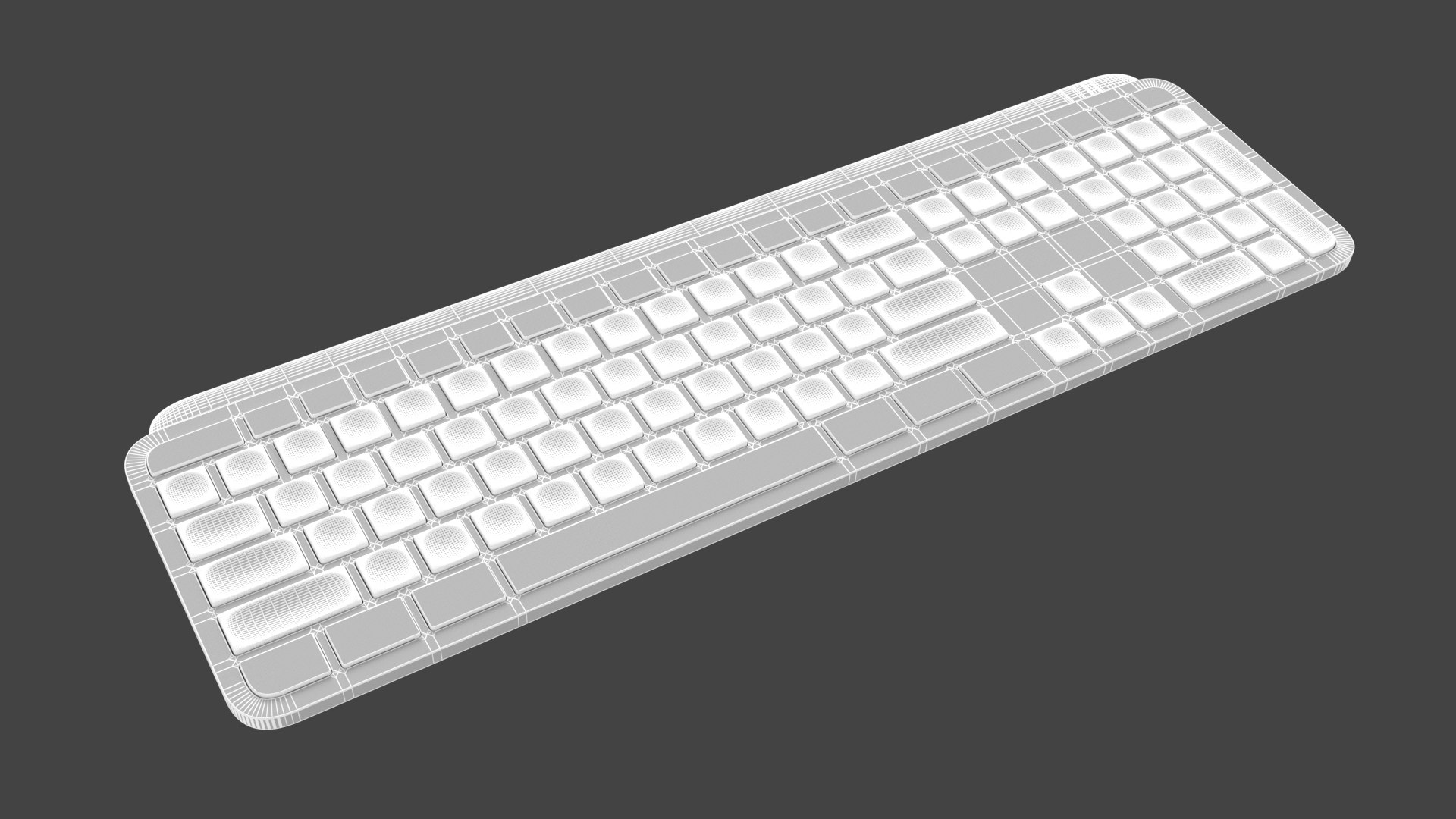 Logitech Mx Keys Keyboard 3D Model - TurboSquid 1535932