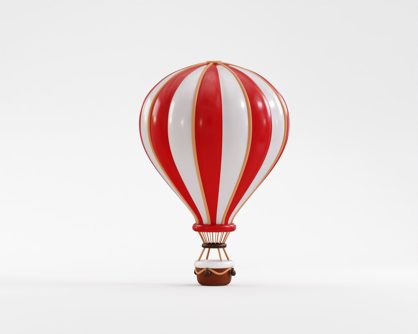 Hot Air Balloon 3D Model - TurboSquid 2502178