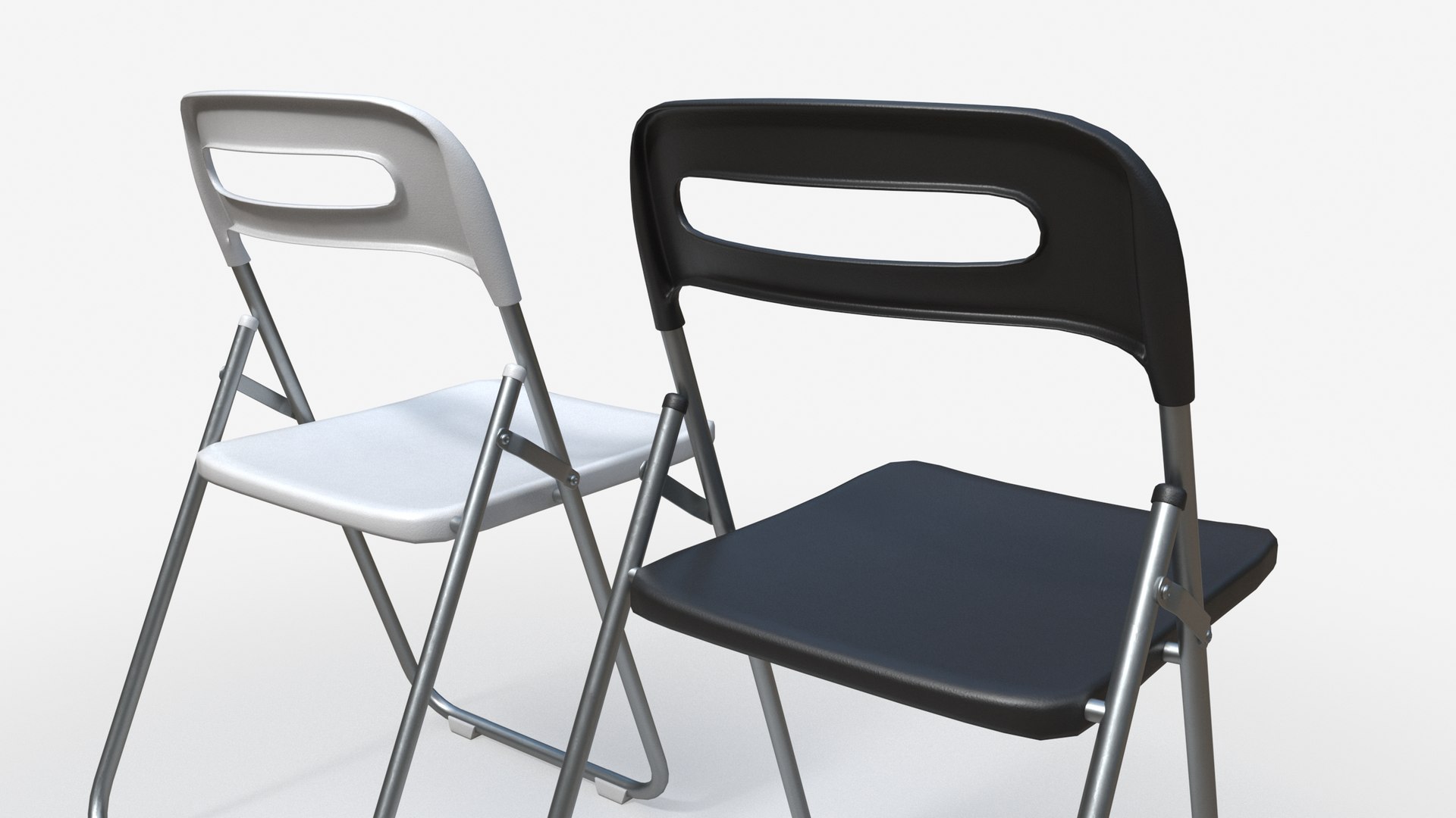 Plastic Folding Chair Collection Model - TurboSquid 2355562