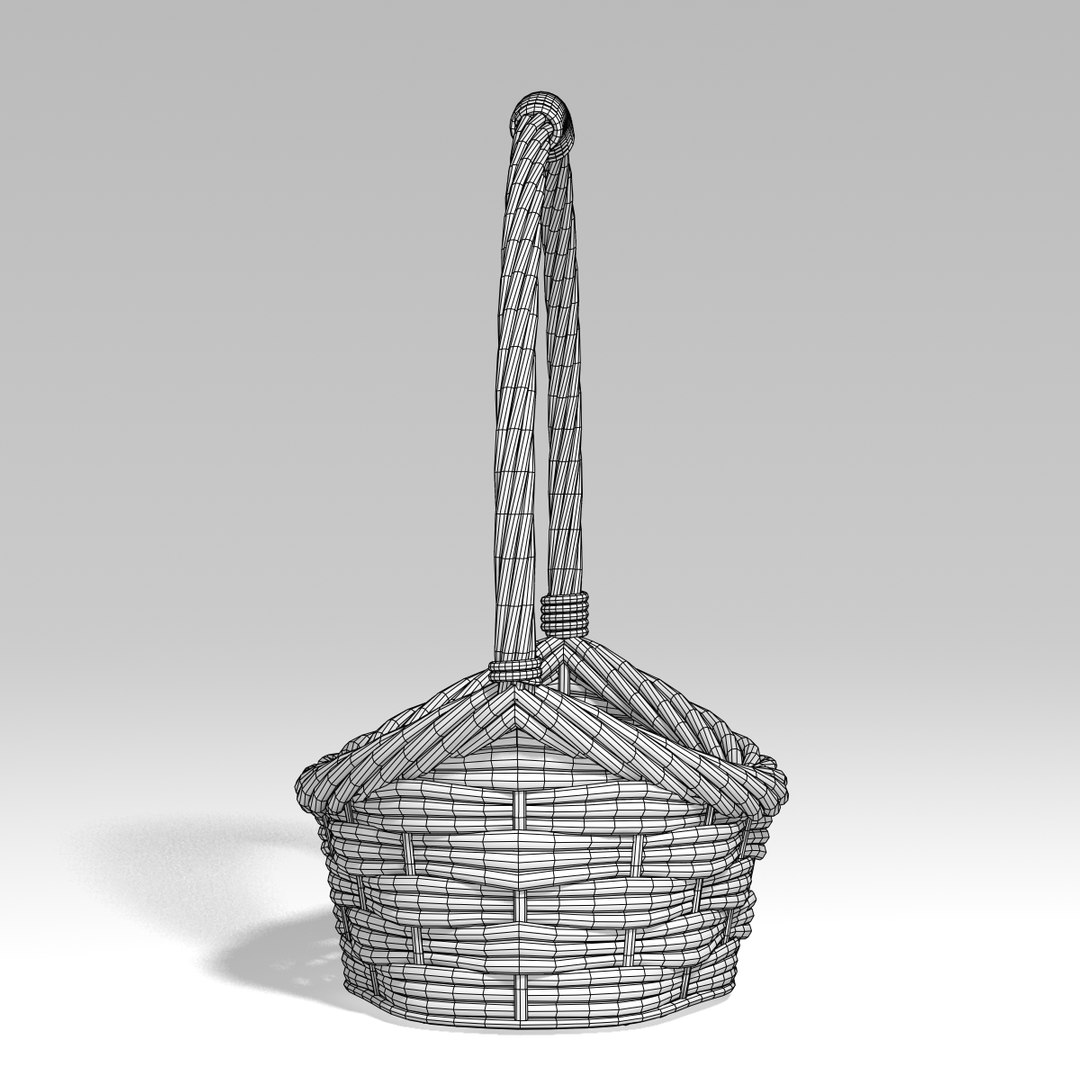 Basket Bask Bas 3d Model