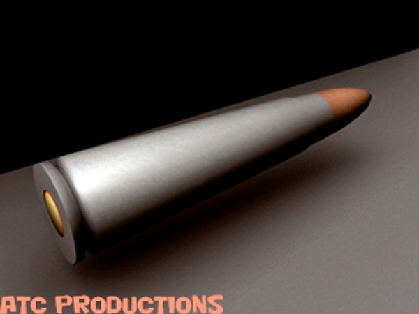 bullet rifle 3d model