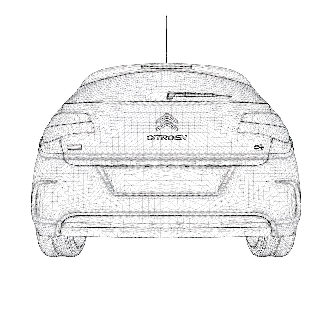 3D Citroen C4 - 2011 - TurboSquid 2138317