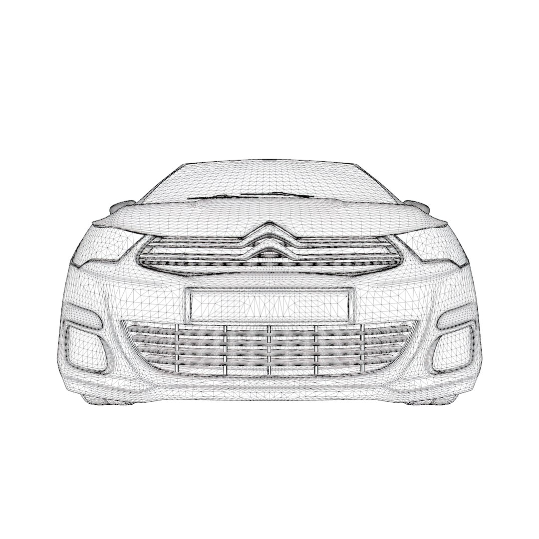 3D Citroen C4 - 2011 - TurboSquid 2138317