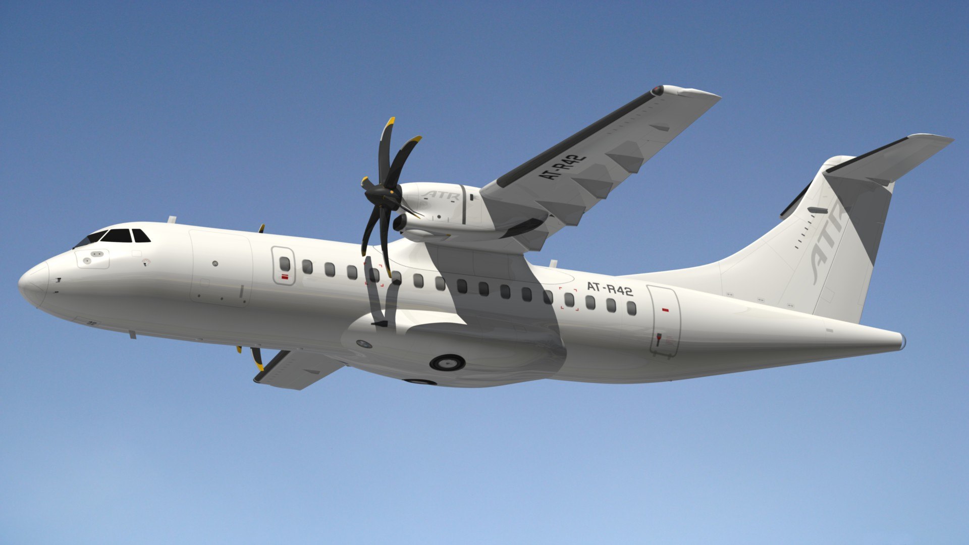 3D atr 42 white - TurboSquid 1686852