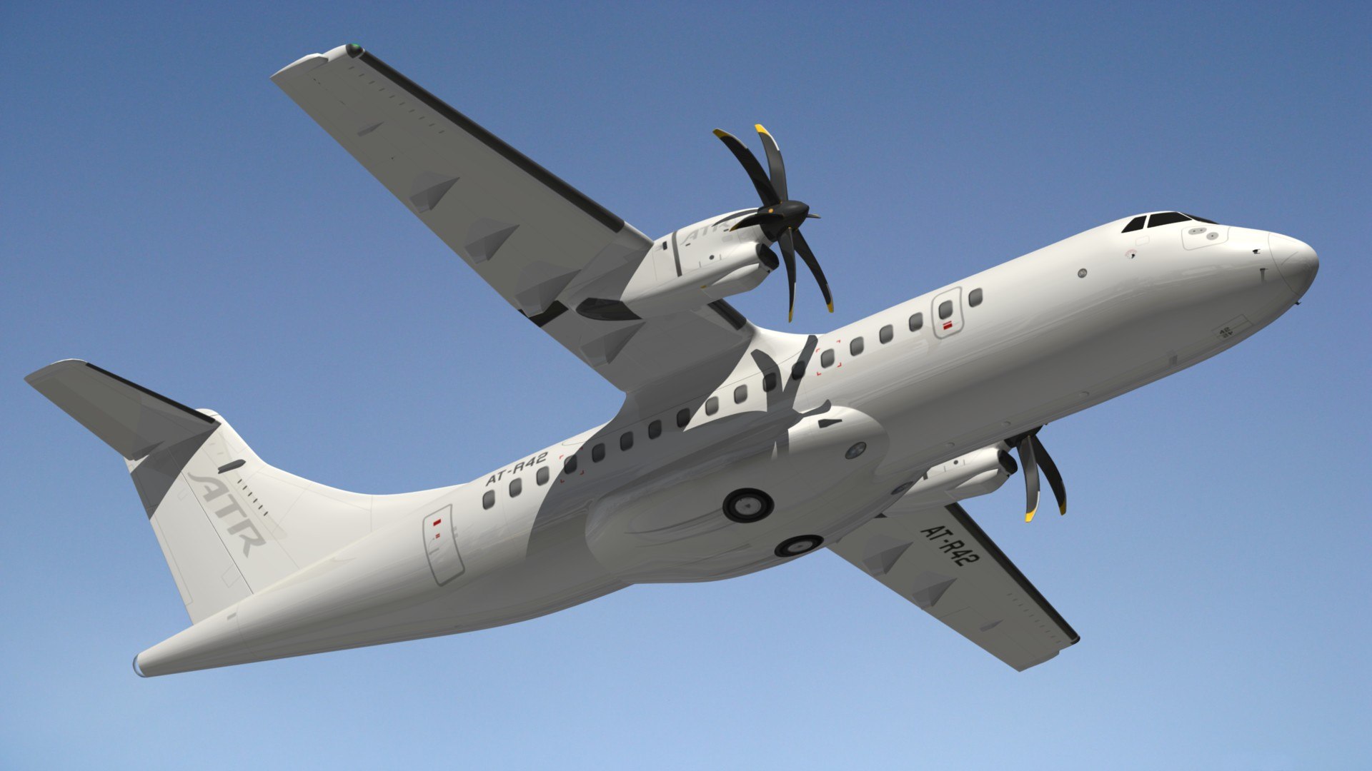3D atr 42 white - TurboSquid 1686852