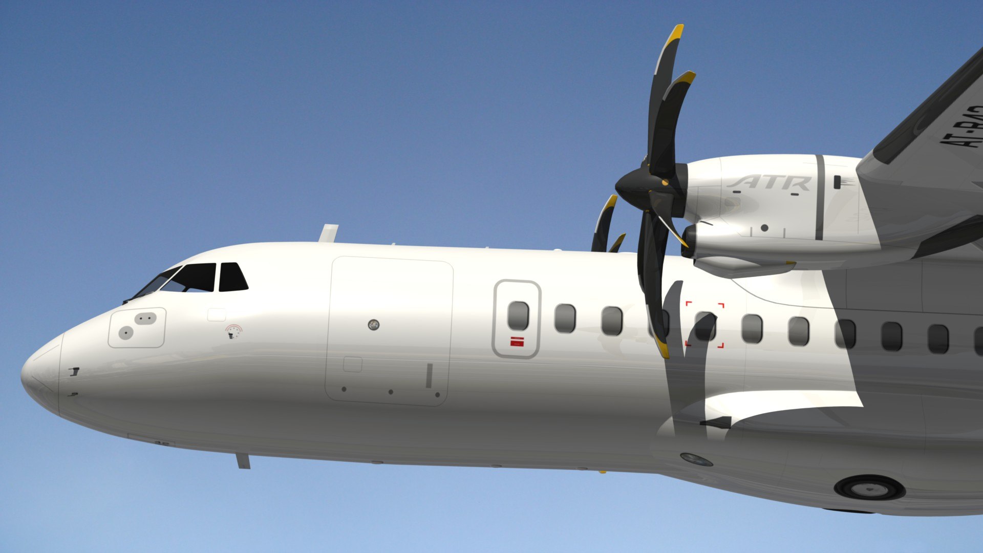 3D atr 42 white - TurboSquid 1686852