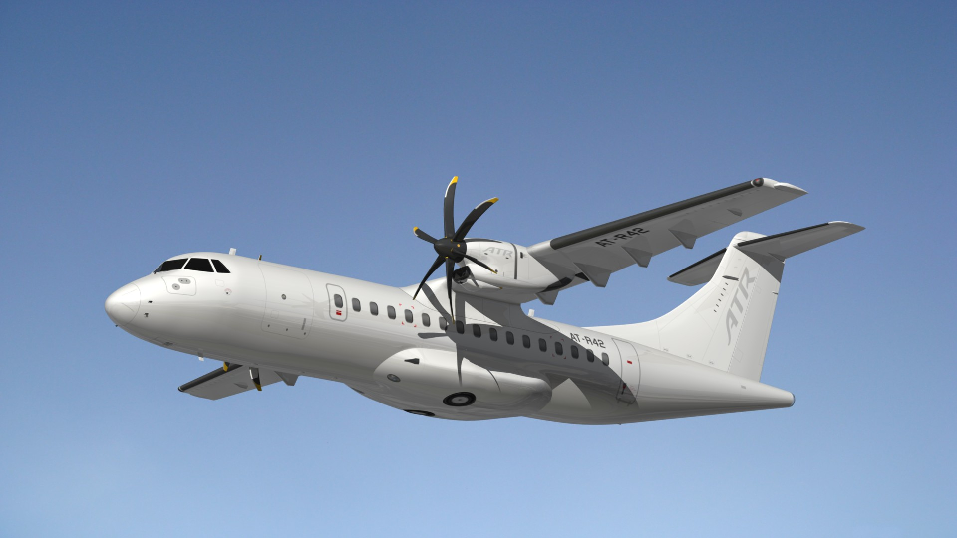 3D atr 42 white - TurboSquid 1686852