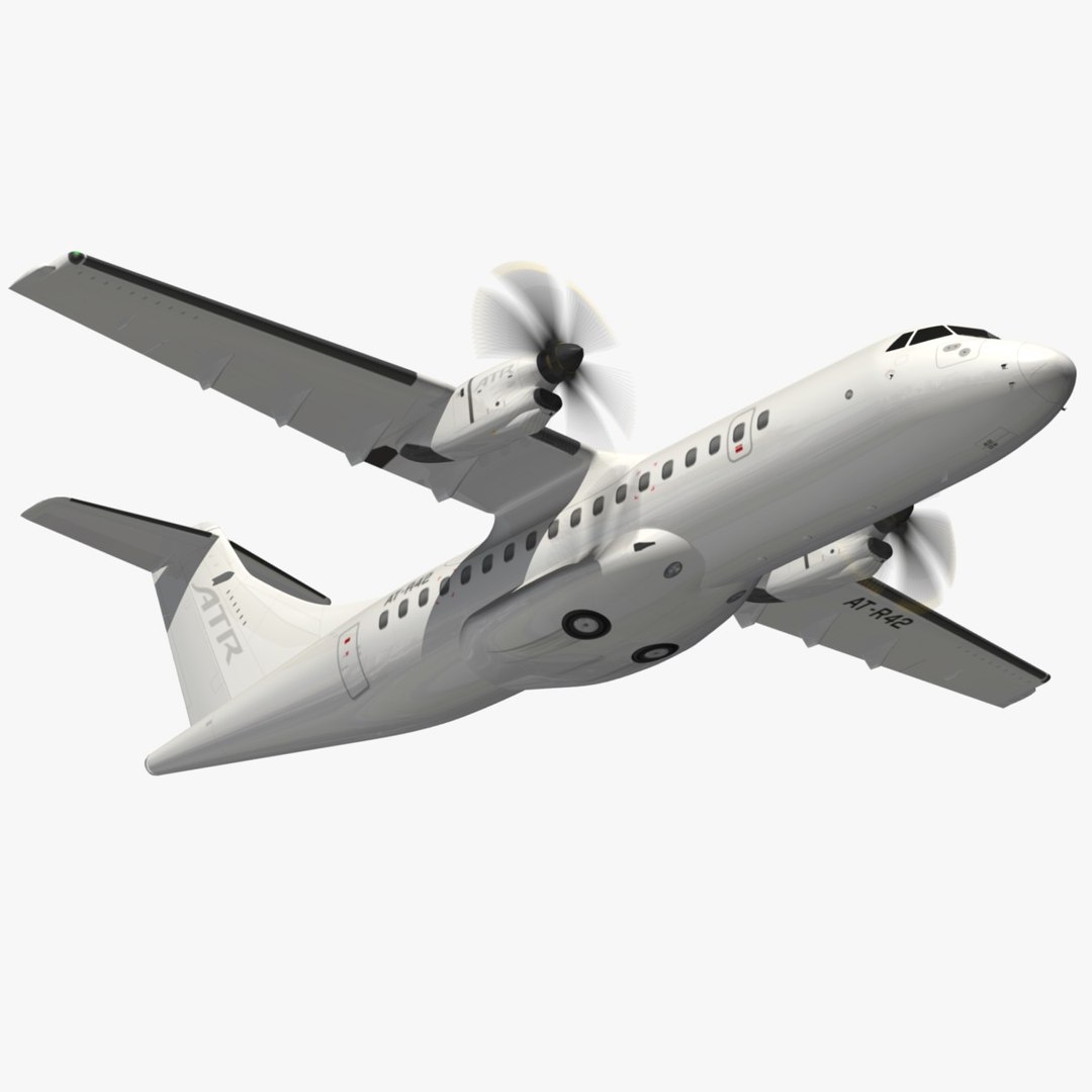 3D atr 42 white - TurboSquid 1686852
