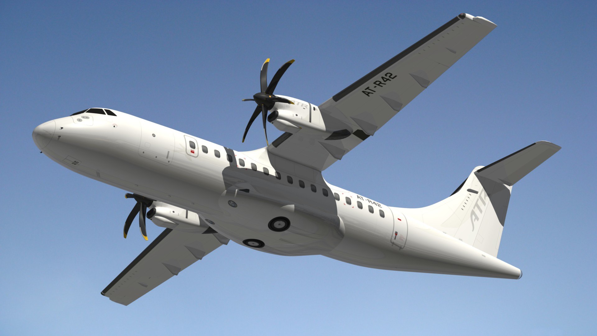 3D atr 42 white - TurboSquid 1686852