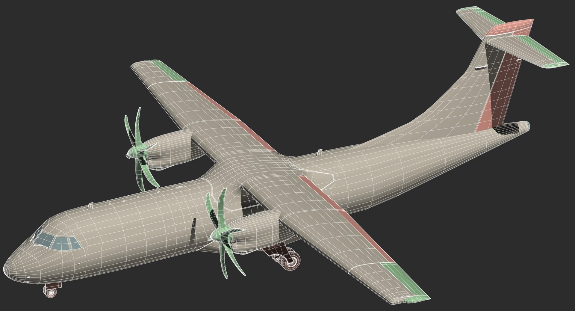 3D atr 42 white - TurboSquid 1686852