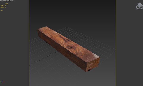 3d model wood plank